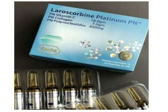 Roche laroscorbine platinum pn 18000mg vitamin c collagen injection