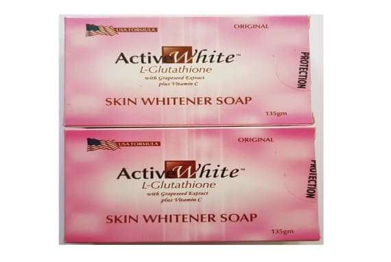 Active white L Glutathione soap set of 2 | Skin whitening Soap