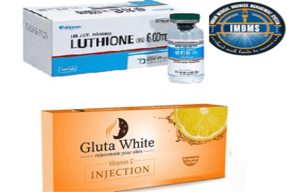 Luthione 600mg glutathione with gluta white vitamin c injection | imbms