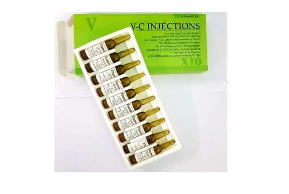 VC Injection 1000 MG 10 Ampoules of 5 ML for Skin Whitening