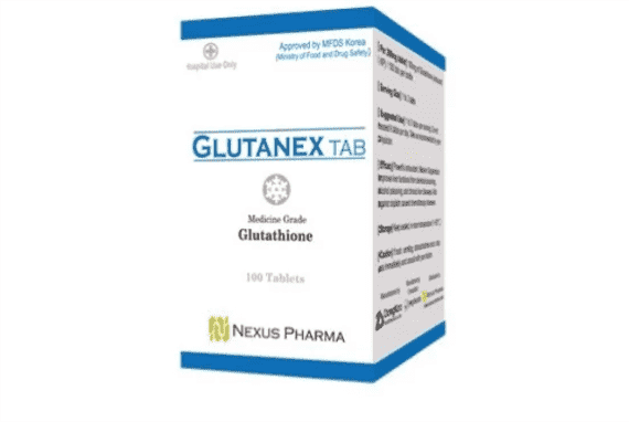 Glutanex Glutathione 100mg skin whitening capsules & tablets
