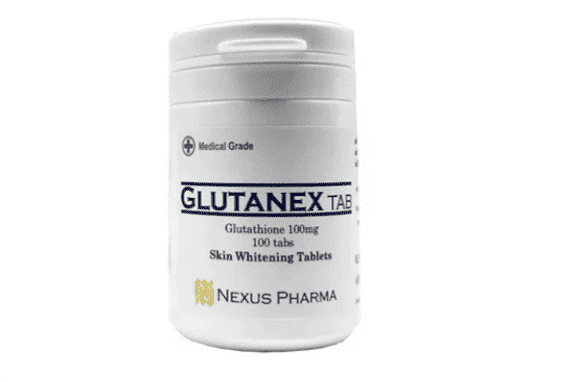 Glutanex Glutathione 100mg skin whitening capsules & tablets