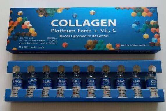 Biocell collagen platinum forte plus collagen & vitamin c injection