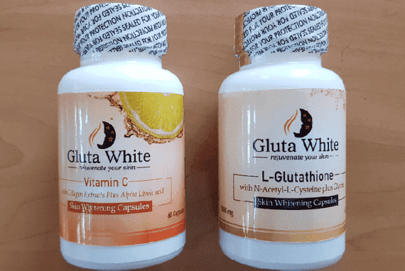 Gluta White Glutathione and Vitamin C Capsules | Anti Aging Capsules ...