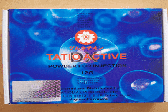 Buy Tatio active dx 12g glutathione 5 session skin whitening injection