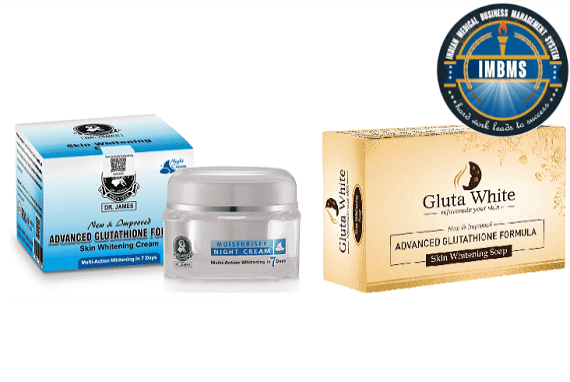 Dr james whitening cream with Gluta white gluatthione soap